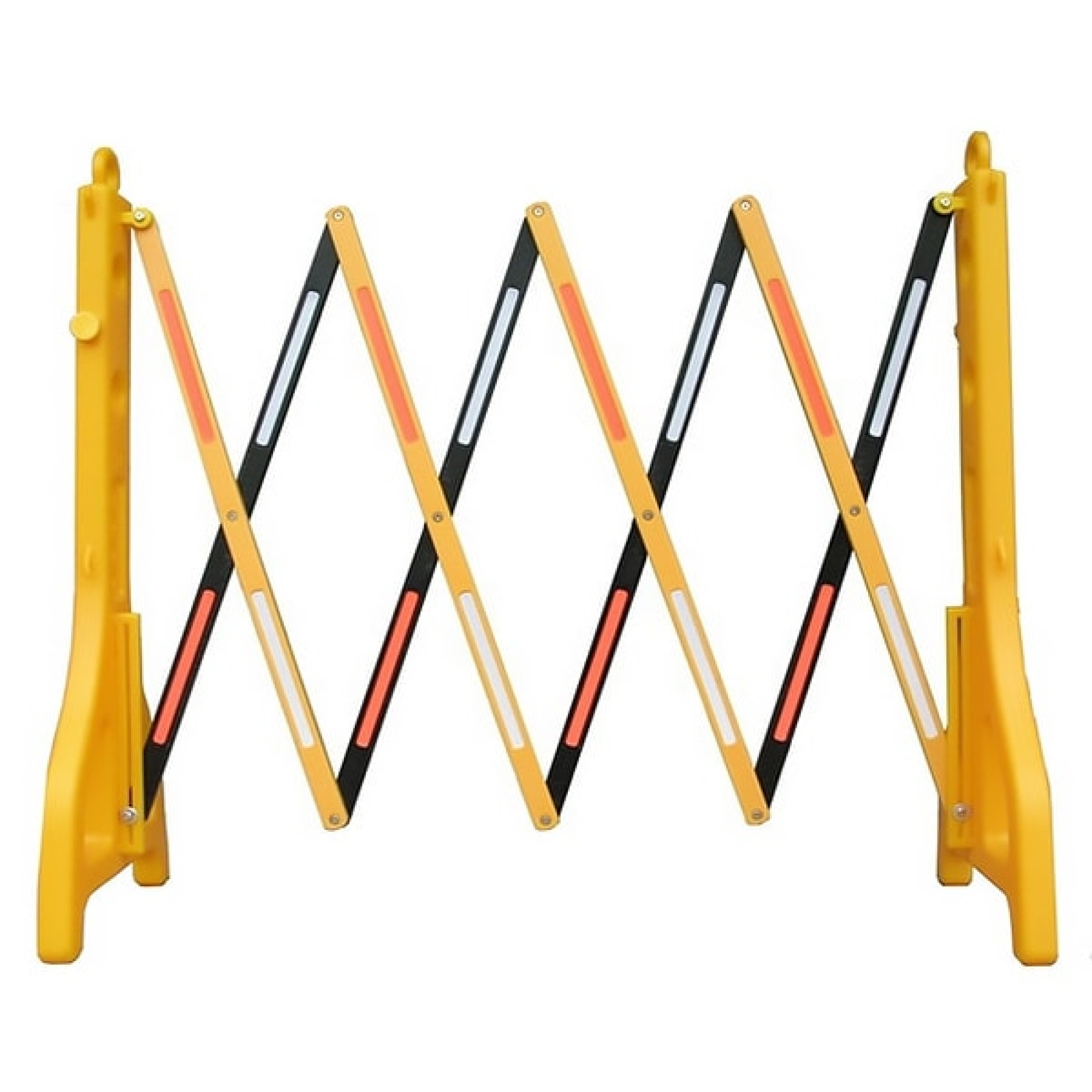 Plastic Accordion Type Barrier Yellow Folding Collapsible Barrier Price