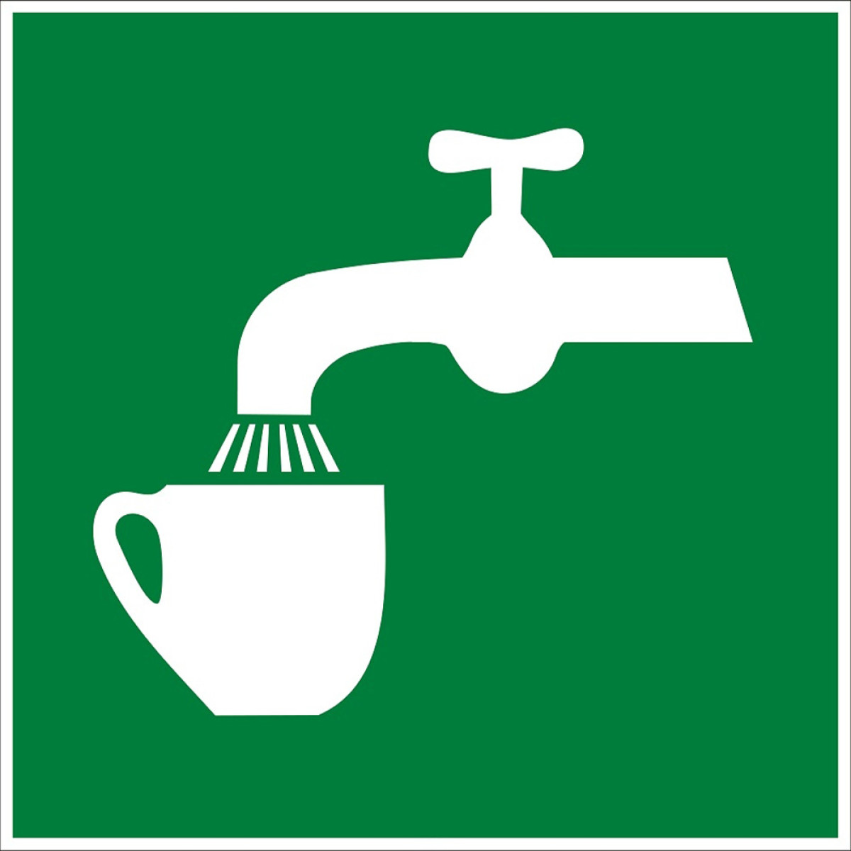 Drinking Water Symbol Sign Board Signage Label Icon