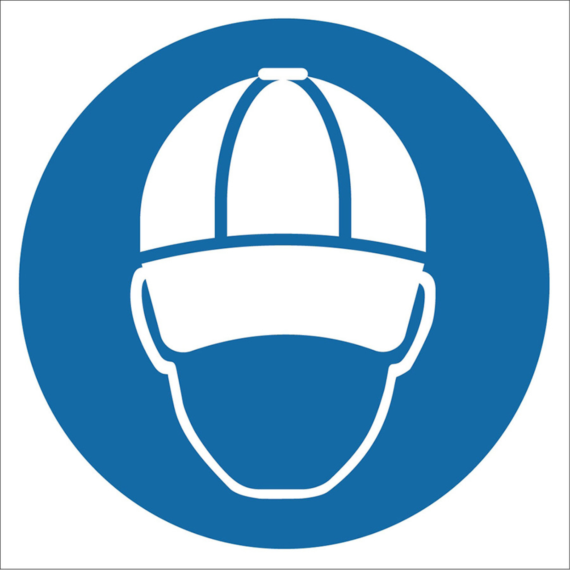 Protective Cap Hat Symbol Sign Board Sign Board Label