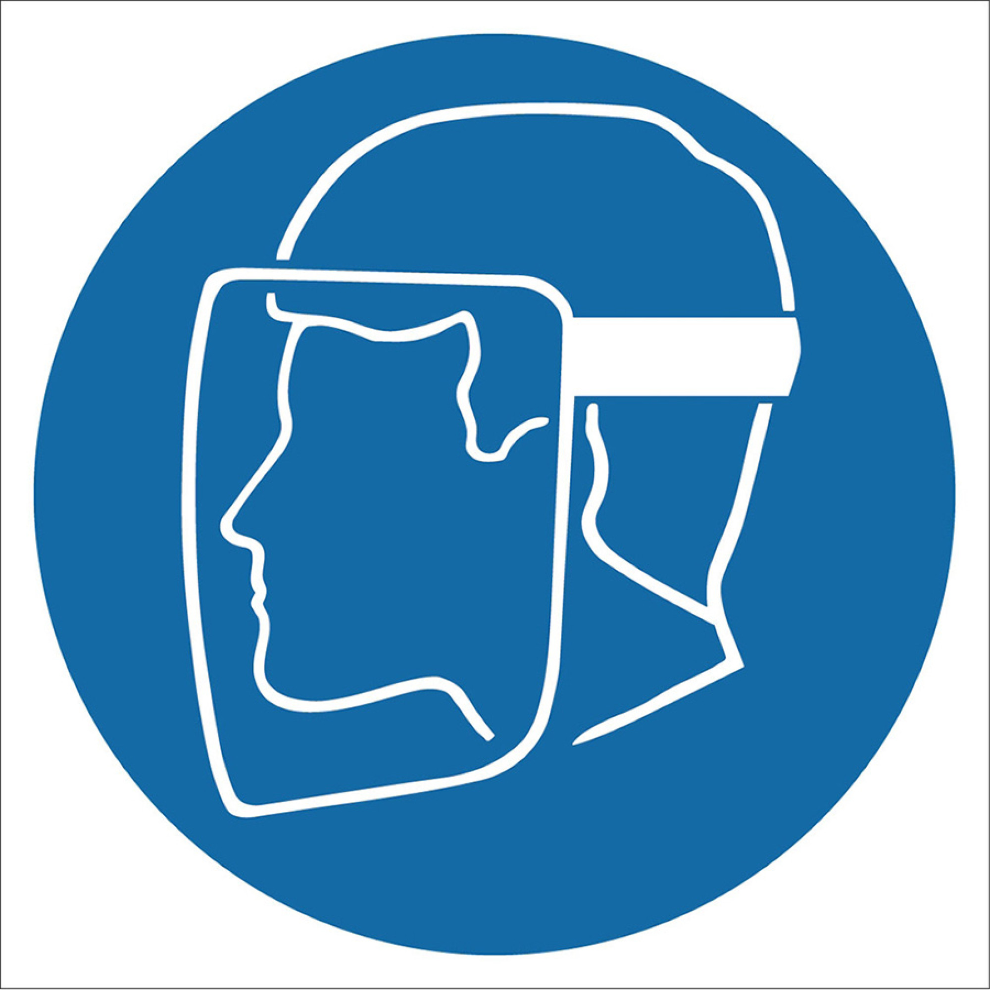 Face Shield Sign Sign Sign Symbol Label Production Manufacturing