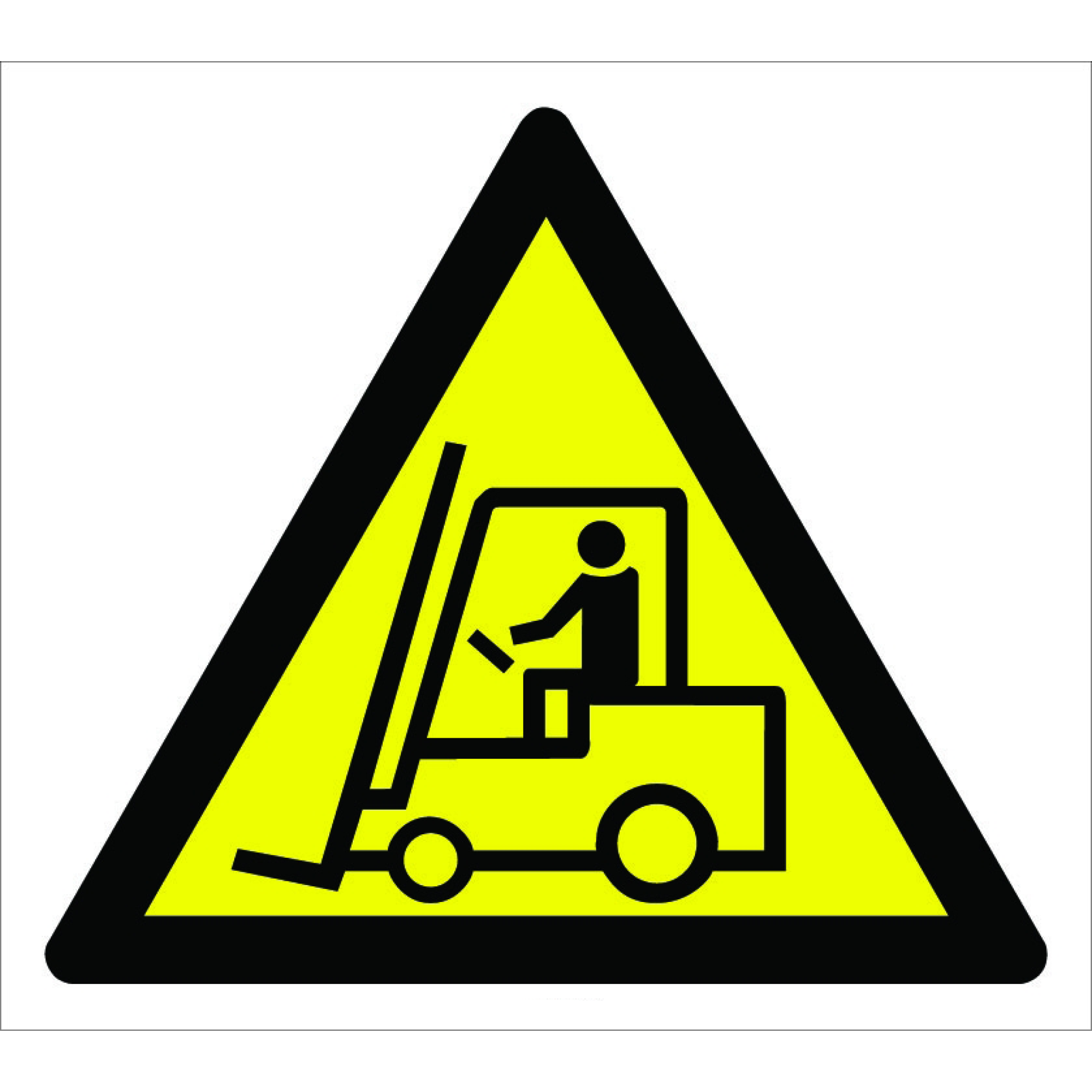 Forklift Removable Sign Caution Work Machine Removable Sign