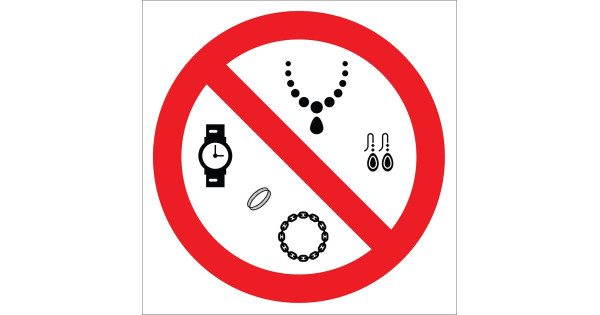Earrings Necklace Watch Rings and Bracelets It Is Forbidden To Wear ...