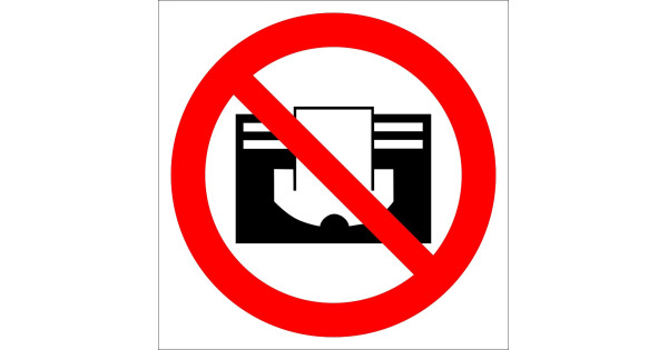 Do Not Cover the Radiator Sign Board Sign Board Label
