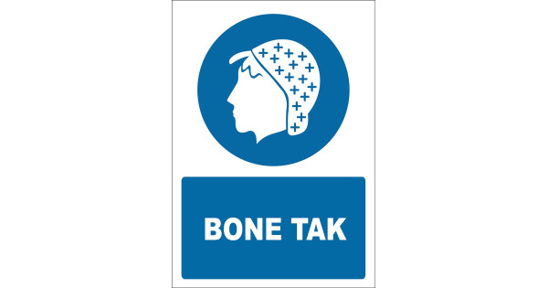 Bone Tak İşareti Levhası Tabelası Etiketi PF1071