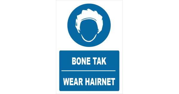 Turkish English Bone Tak Sign Board Signage Label ZY1370