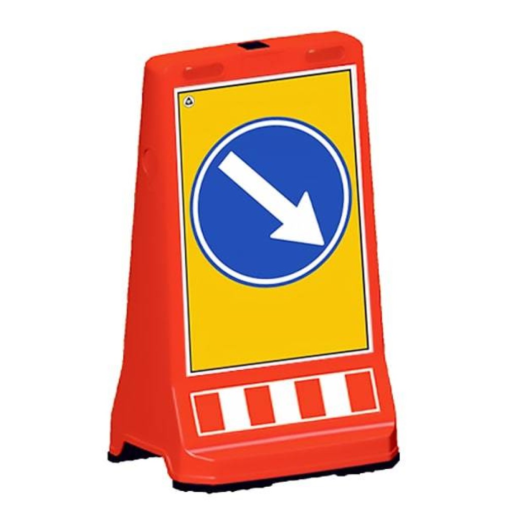 Traffic Sign With Ultra Barge Drive Right Price Warning Barge