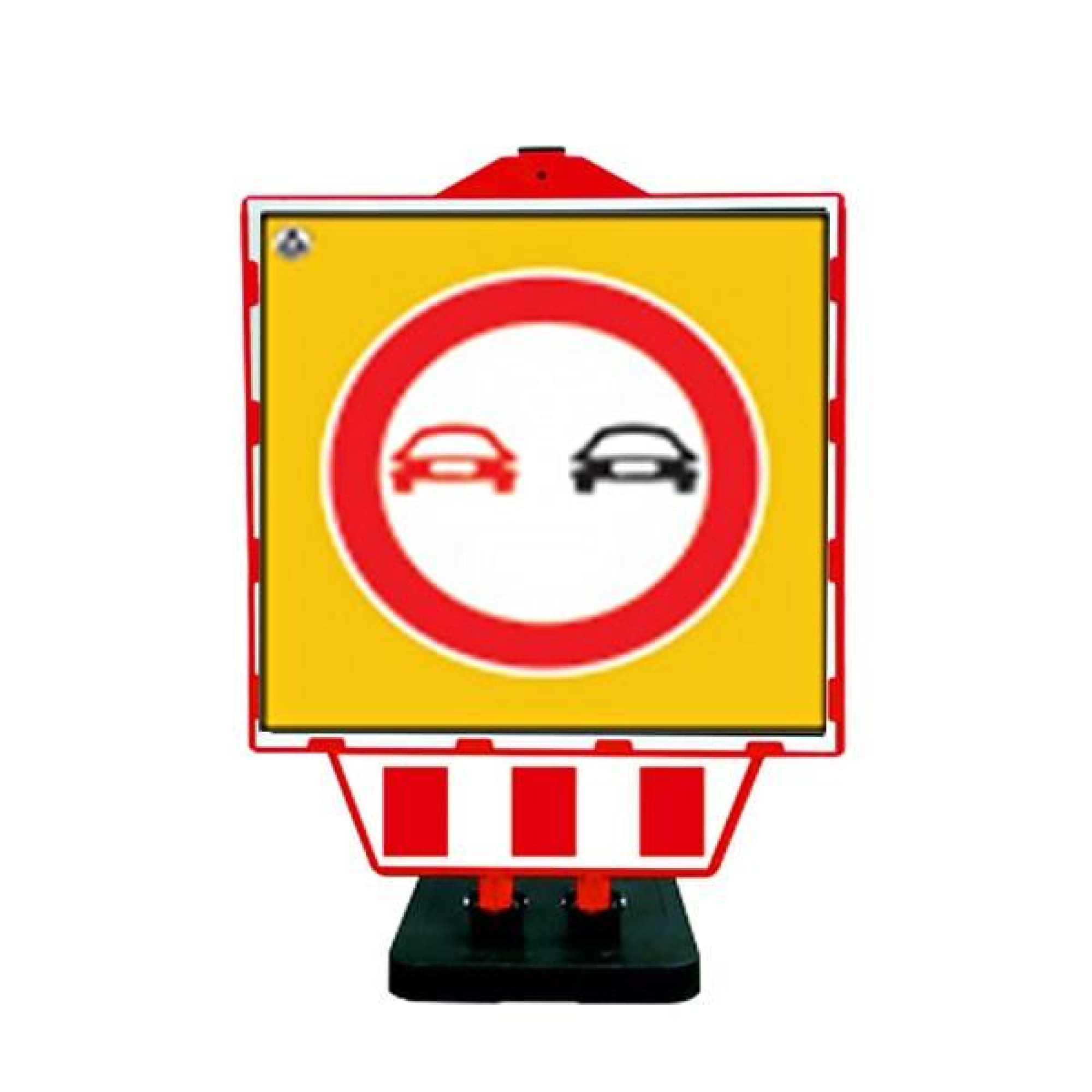 Prohibition of Passing the Vehicle in Front Road Traffic Folding ...