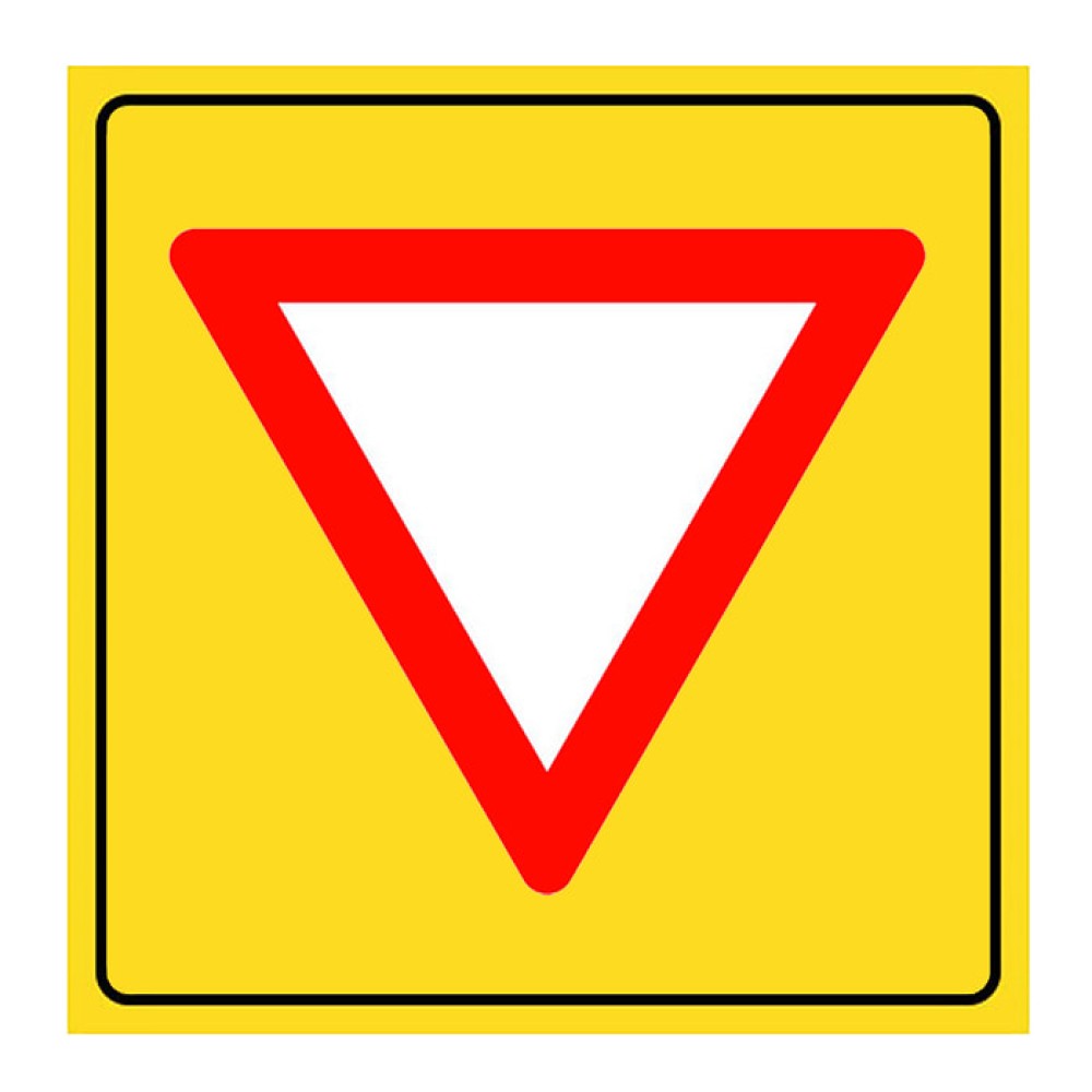 Give Way Signboard Sign Road Maintenance Repair Traffic Sign Price ...